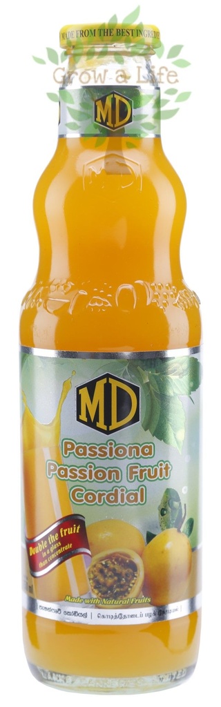 Md Passiona Passion Fruit Cordial 750ml Grow A Life
